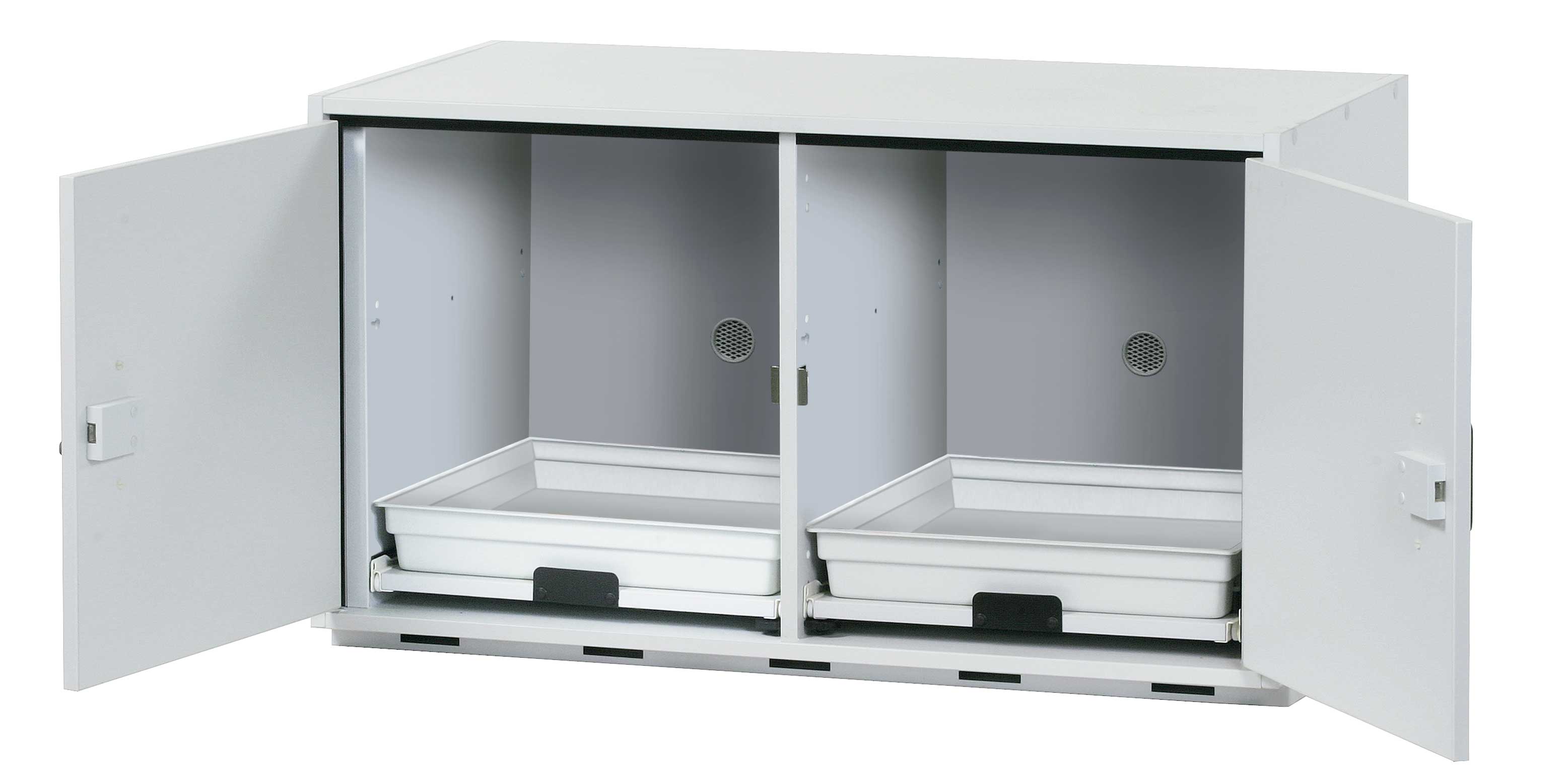 Armario para almacenamiento de productos corrosivos (ácidos y bases). ASECOS. Modelo: SL.060.110 ...