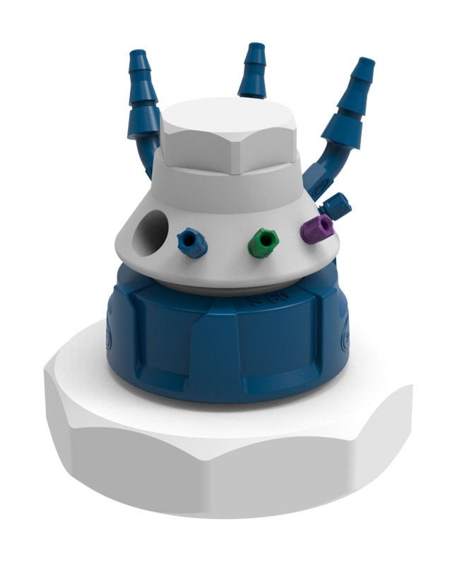 Waste cap 'LISA', V3.0 con conector para filtro de escape. Rosca S 90 ...