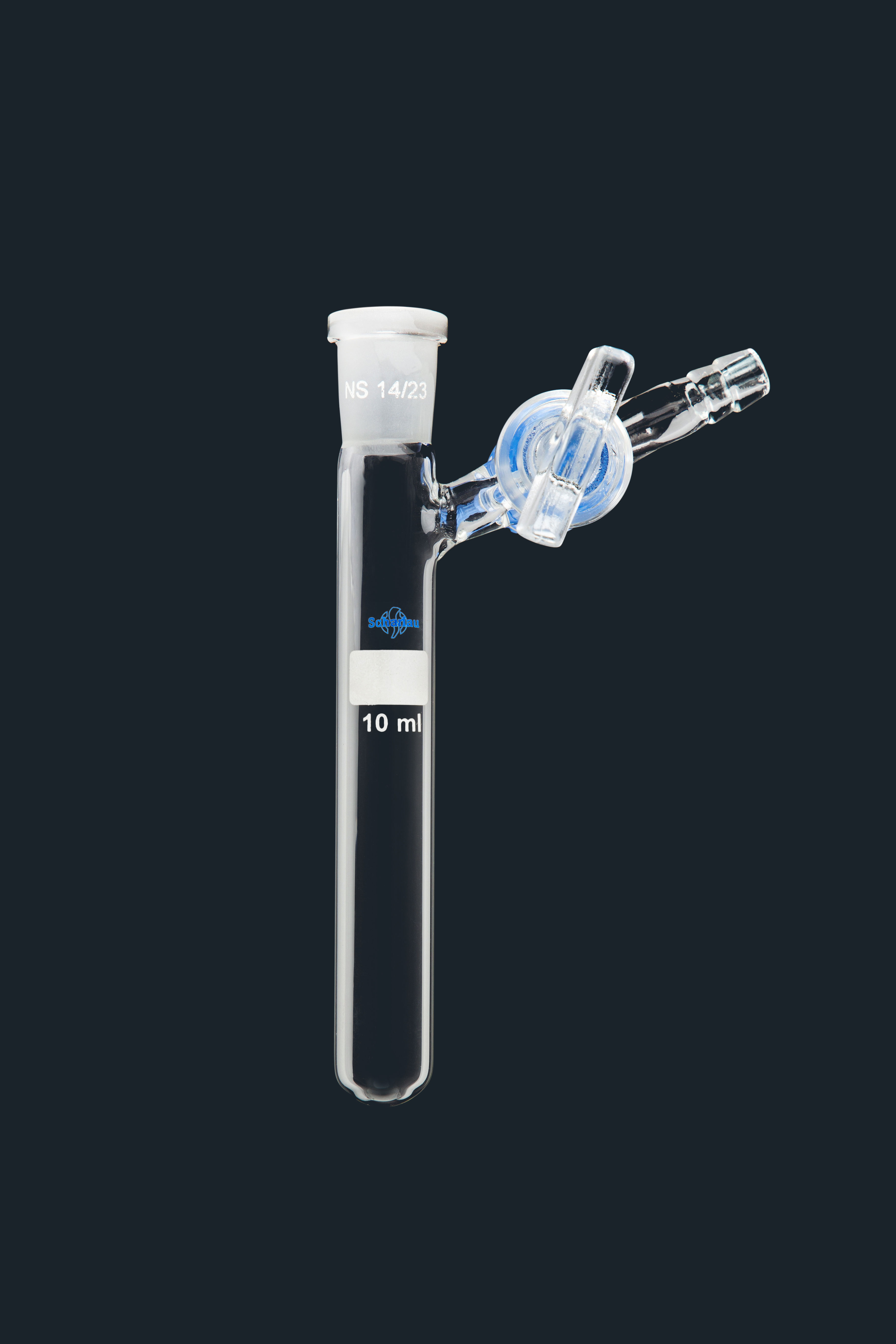 Tubo nitrógeno de Schlenck, esmerilado hembra y llave young. SCHARLAU ...