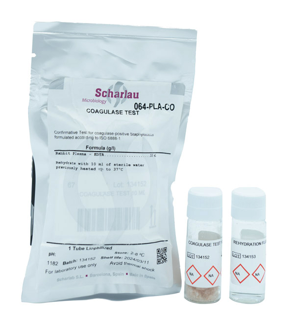 Prueba de Coagulasa (Plasma de conejo). Plasma de conejo liofilizado ...