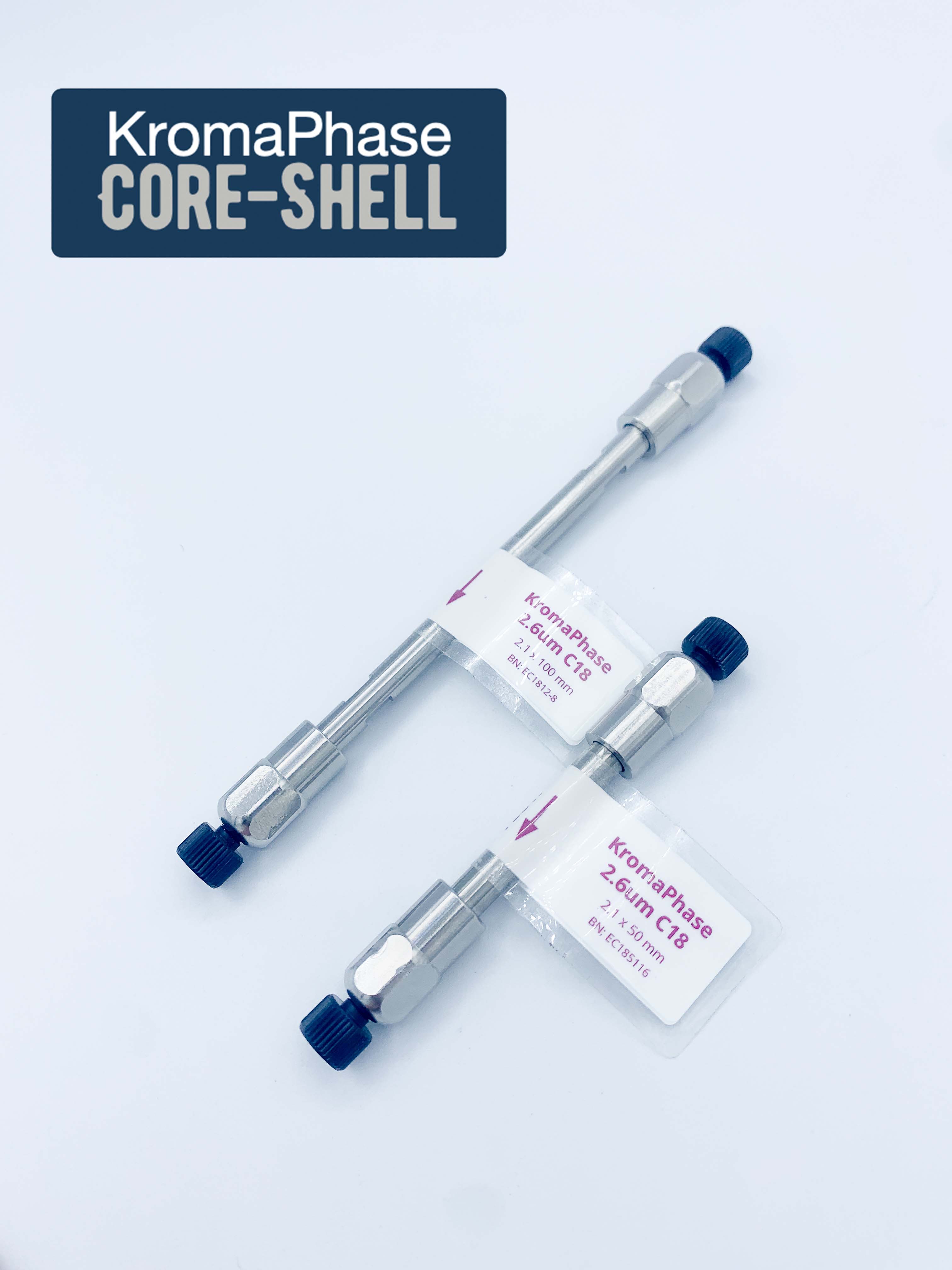 Precolumna KromaPhase Core Shell BP 3,0x5mm 100A 2,6um - Scharlab