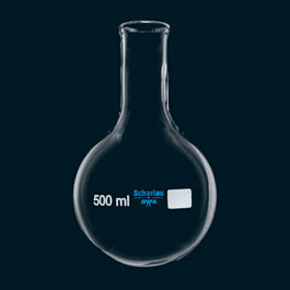 Matraz esférico, fondo redondo, cuello corto DIN 1773. Capacidad (ml ...