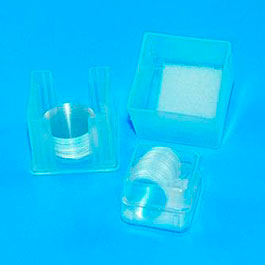 Cubreobjetos redondo 12 mm diam. Espesor 0,13-0,16 mm. 100u - Scharlab