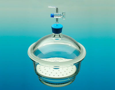 Desecador de vidrio con llave recta. SIMAX. DN (mm): 250. Ø ext (mm ...