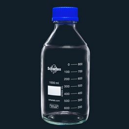 Frascos ISO transparente, retrace code y doble escala graduada. SCHARLAU. Cap. (ml): 1.000 ...