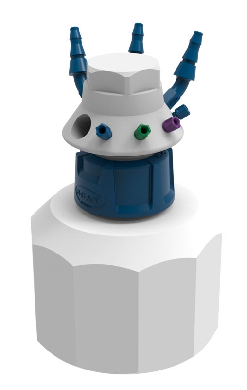 Waste cap 'LISA', V3.0 con conector para filtro de escape. Rosca B 83 ...