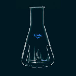 Matraz erlen. B/ estr. Con deflectores: 3 muescas de deflector. 250ml ...