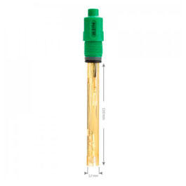 Electrodo pH cuerpo plástico, electrolito gel, unión de fibra microporosa, conector BNC, 2m ...