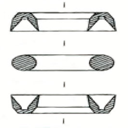Replacement PTFE seals for closing agitation. Sealing joint for ...