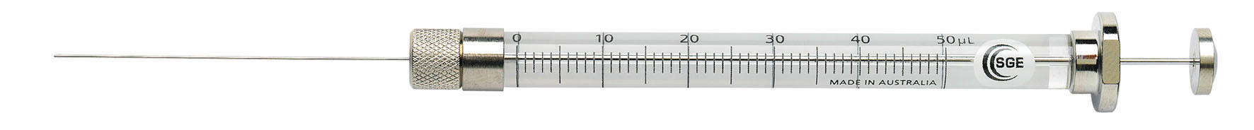 Jeringa para HPLC manual. SGE. Vol. (µl): 25 gas tight. Long. aguja (mm ...