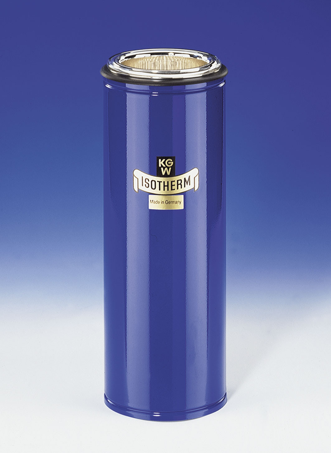Recipiente Dewar sin tapa. ISOTHERM. Cilindro de metal, sin asa ...